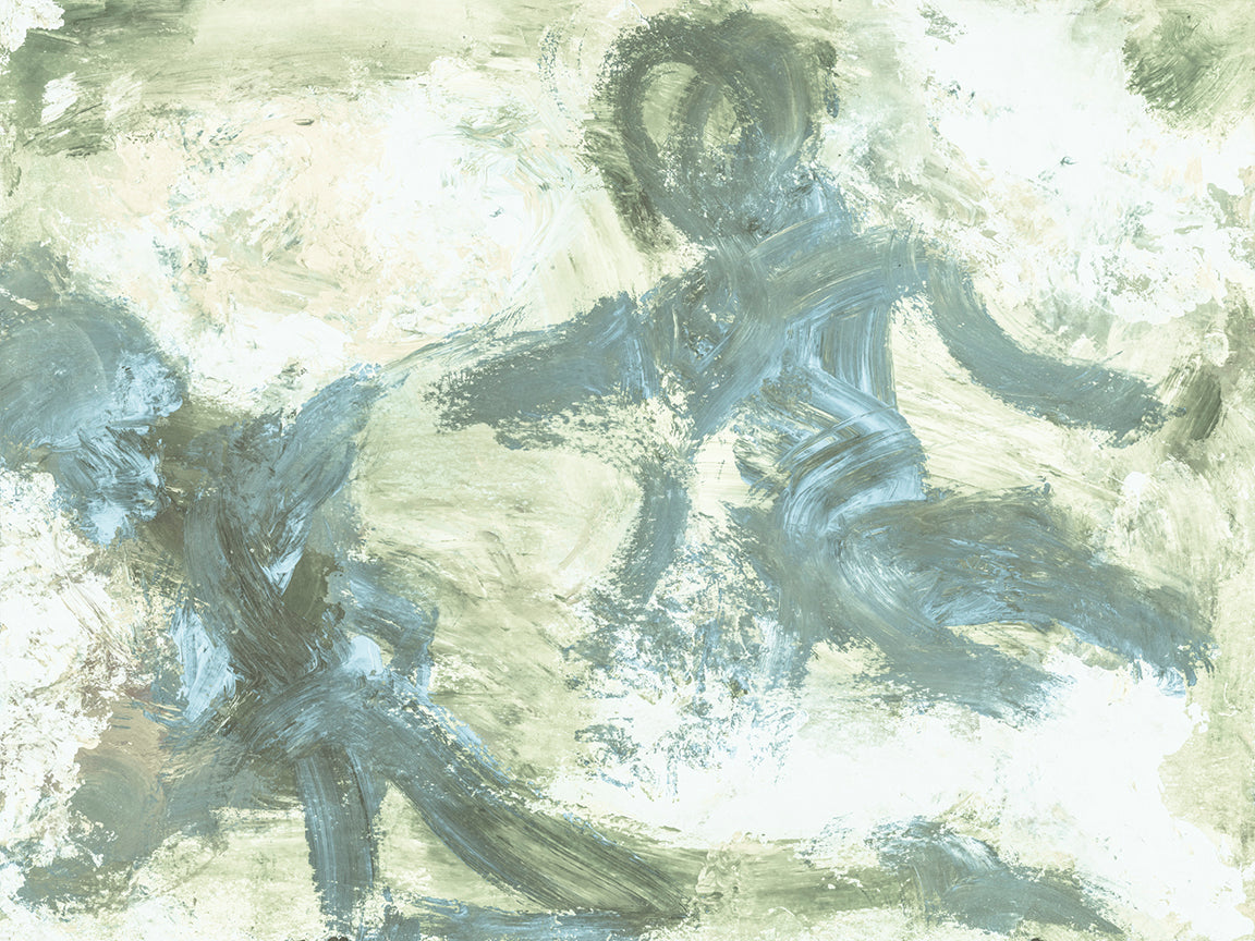 Silver Angel Art | Contemporary Angel Art | Abstract Angel Painting ...